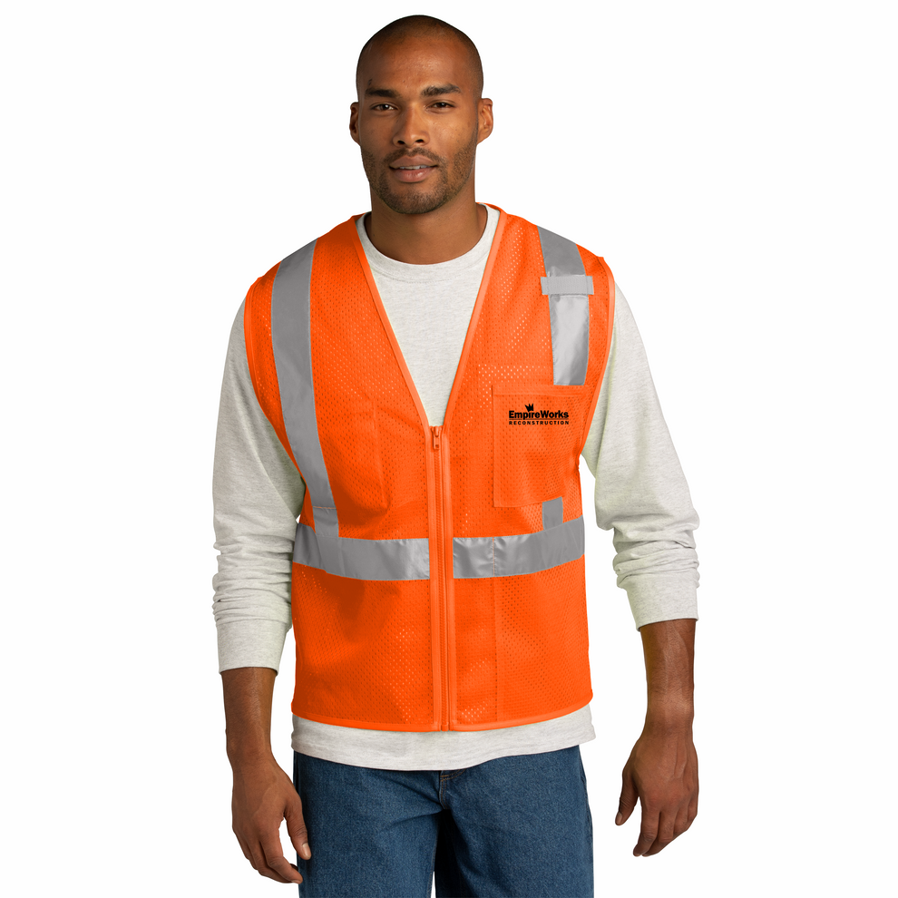 Field Employee Simple Mesh Safety Vest CSV102 (Discount on quantities ...